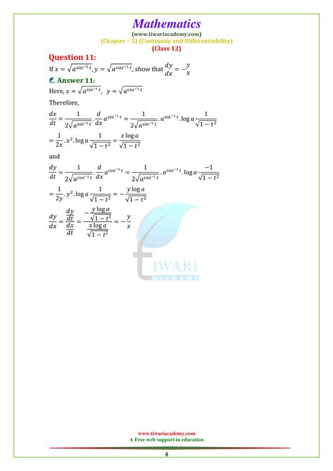 NCERT Solutions For Class 12 Maths Chapter 5 Exercise 5 6 For 2022 23