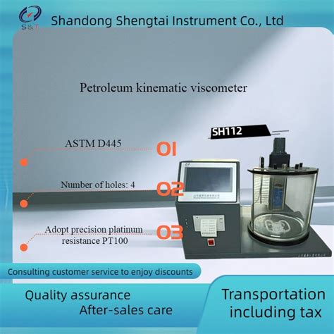 Sh112 Automatic Calculation Of Viscosity Value Usingheavy Oil Crude Oil Kinematic Viscometer