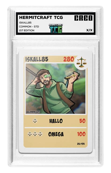 My Iskall85 Common Card Hope You All Like It And Order For Yourselves