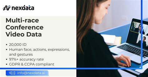 Nexdata Ai 📊 Multi Race Conference Video Data🎥 • 20 000 Id Capured From Asian Caucasian