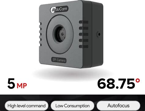 Arducam Mega 5mp Spi Camera Module W Autofocus Lens For Any