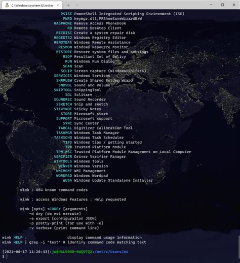 rust command line tool to access windows features and commands