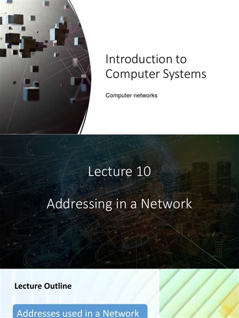 L10 Addressing In A Network 2022 Pdf Ip Address I Pv6