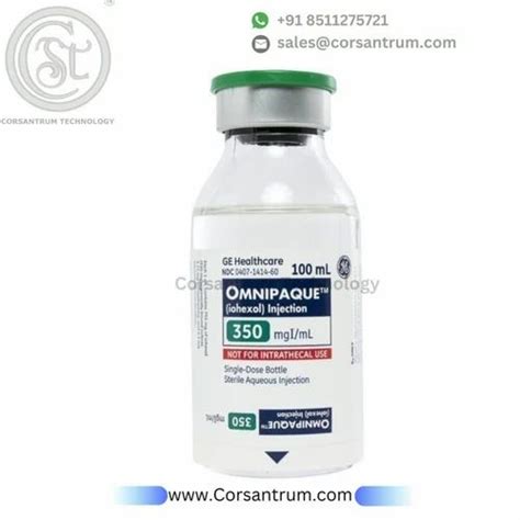 Omnipaque Lohexol Injection 350 Mg 100 Ml At ₹ 29000bottle Omnipaque