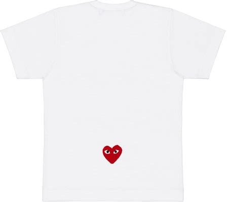 Buy Cdg Play T Shirt White Novelship