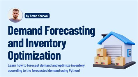 Aman Kharwal On Linkedin Demand Forecasting And Inventory Optimization
