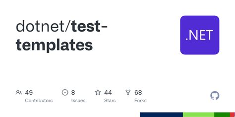 GitHub Dotnet Test Templates