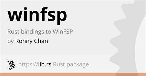 Winfsp — Rust Filesystem Library Librs