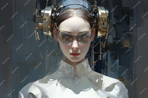 Premium Ai Image Future Technologies Artificial Intelligence Girl
