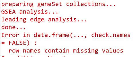 Gsea Error Rownames False · Issue 436 · Yulab Smuclusterprofiler · Github
