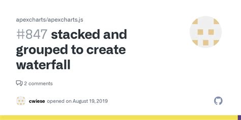 stacked and grouped to create waterfall · issue 847 · apexcharts