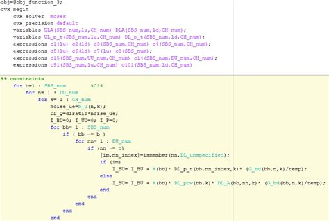 Build Model Outside Of Cvx Cvx Forum A Community Driven Support Forum