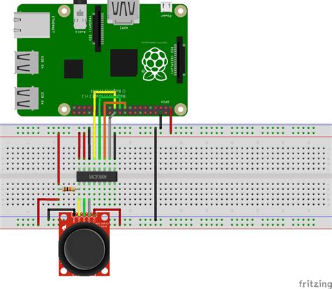 Raspberry Pi 筆記 29 ：mcp3008 讀取搖桿值