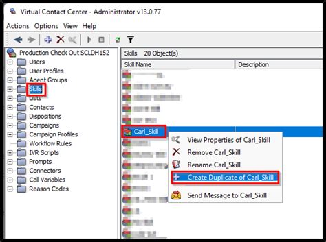 Administrator Duplicating Objects