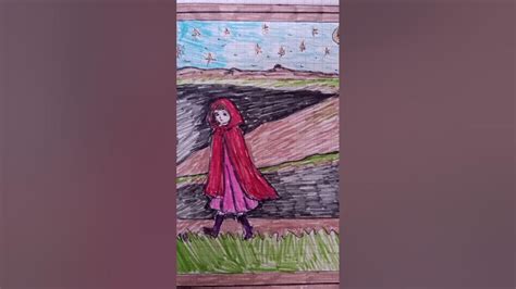 красная шапочка персонаж краснаяшапочка рисунок Youtube