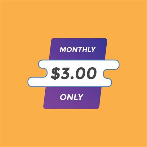 3 Dollar Price Tag Price 3 Usd Dollar Only Sticker Sale Promotion