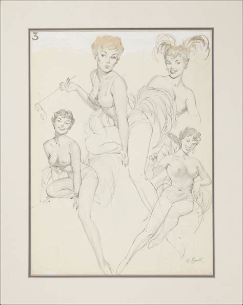 Fantasy Ink Pencil Pinups