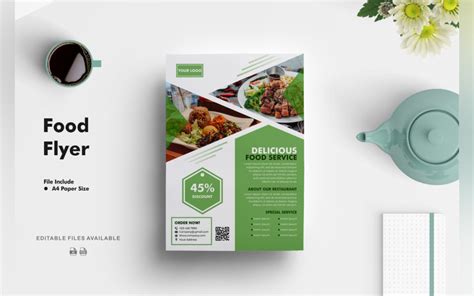 Food Flyer Design Template 276079 Templatemonster
