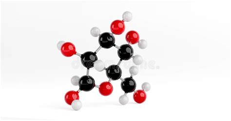 4k Resolution Video Structural Model Of Glucose Molecule Seamless