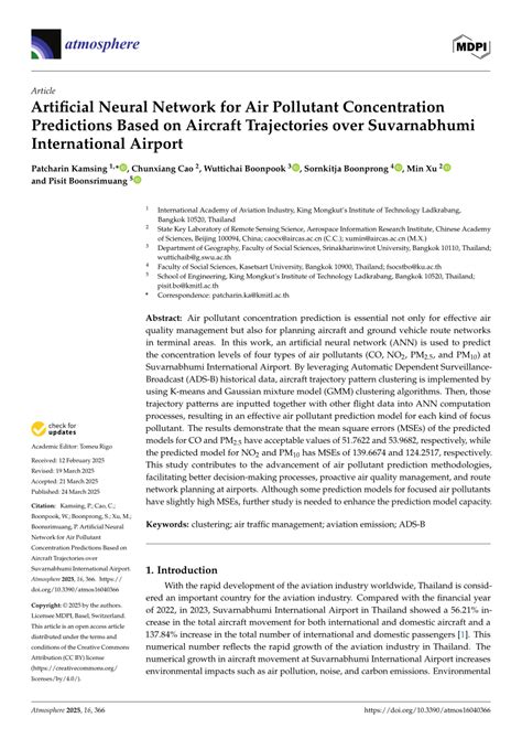 Pdf Artificial Neural Network For Air Pollutant Concentration