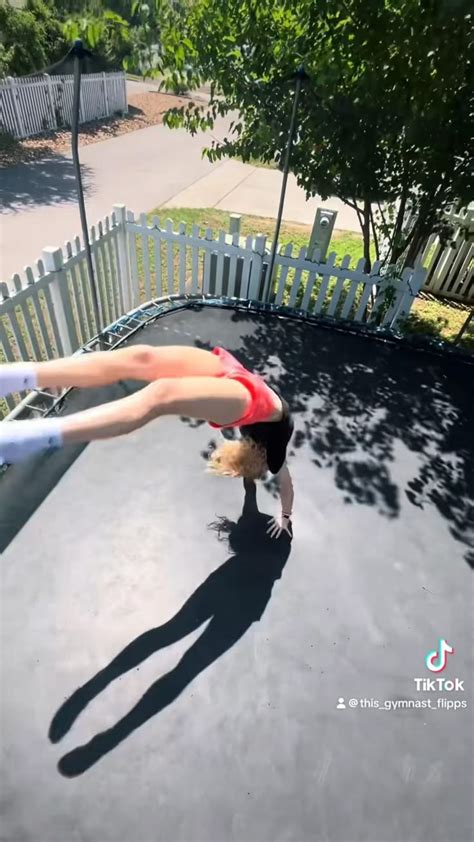 Thisgymnastflipps On Tiktok Gymnastics Videos Gymnastics Tricks