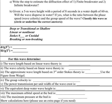 A Write The Step To Estimate The Diffraction Effect