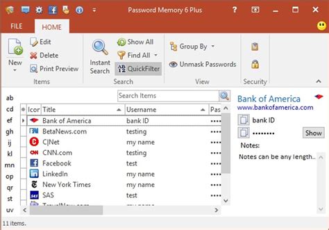 Password Memory Download