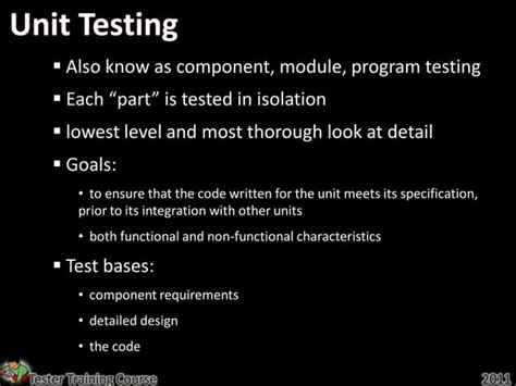 Testing In The Lifecycle Ppt