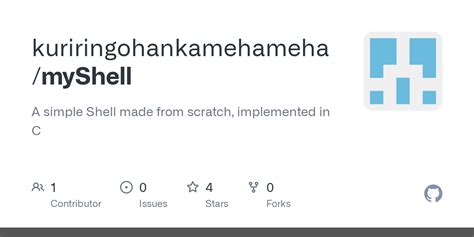 GitHub Kuriringohankamehameha MyShell A Simple Shell Made From Scratch Implemented In C