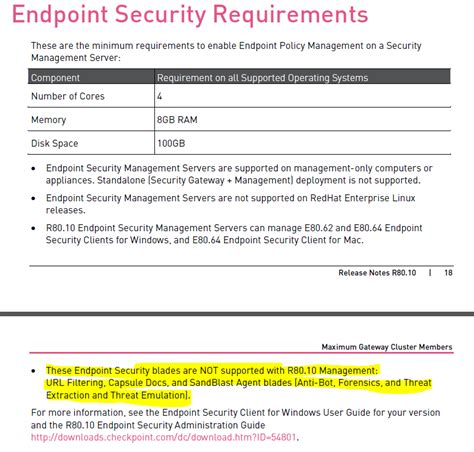 is r80 10 endpoint is supported for sandblast agen check point