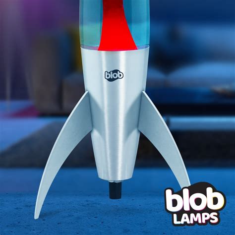 Blob Lamp Rocket Redblue Lava Lamp