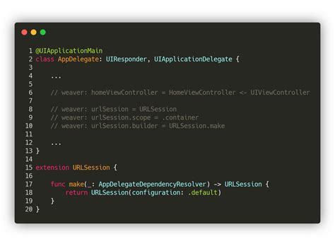 Dependency Injection Tutorial With Weaver On Ios Part 1 By
