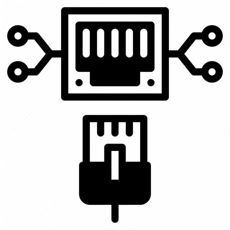 Ethernet Port Connection Internet Lan Icon Download On Iconfinder