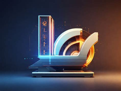 Small Gadget Futuristic Future Design Stock Illustration