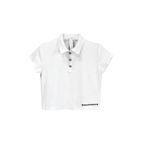 Chrome Hearts Dagger Script Logo Polo Tee Srm Shengli Road Market