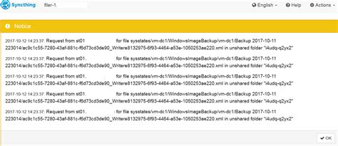 request from for file in unshared folder support