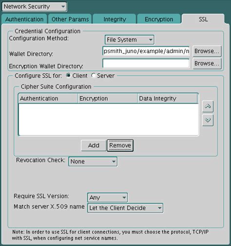 Configuring Secure Sockets Layer Authentication