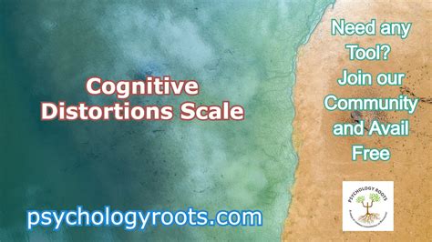 Cognitive Distortions Scale Psychology Roots