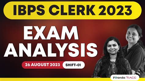 Exam Analysis Ibps Clerk 2023 Shift 01 Veranda Race Youtube