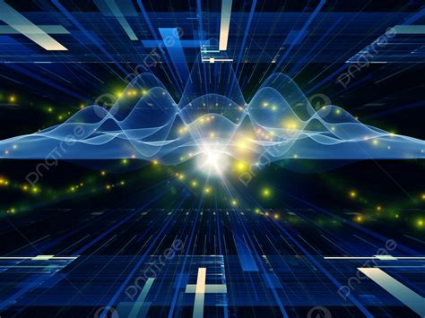 Energy Waves Grid Bright Horizontal Photo Background And Picture For