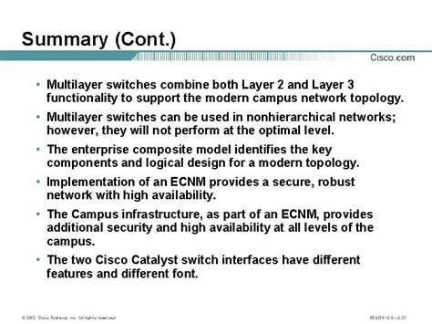 Building Cisco Multilayer Switched Networks Bcmsn Introducingv 3