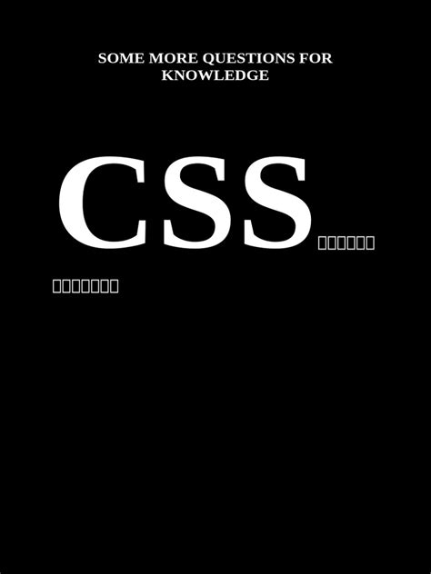 Css And Java Viva More Questions 2 Pdf Software Engineering Computer File Formats