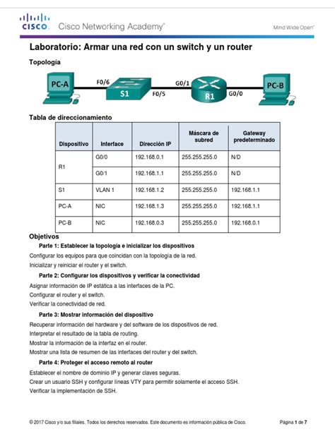 8 5 4 3 lab building a switch and router network pdf pdf