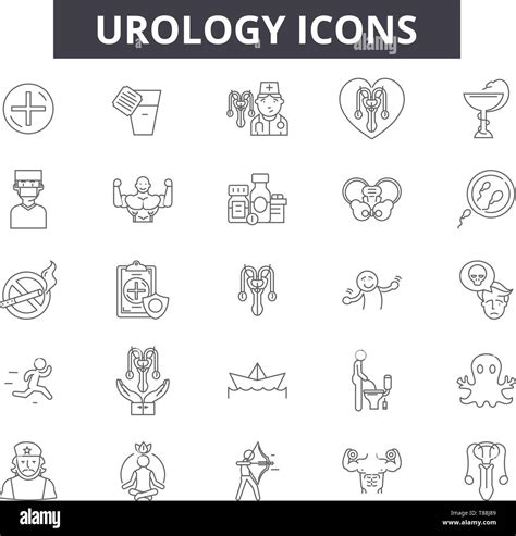 Urology line icons, signs, vector set, linear concept, outline illustration Stock Vector Image ...
