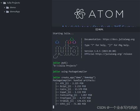 windows平台下把julia语言的程序编译打包为 exe可执行文件 csdn博客