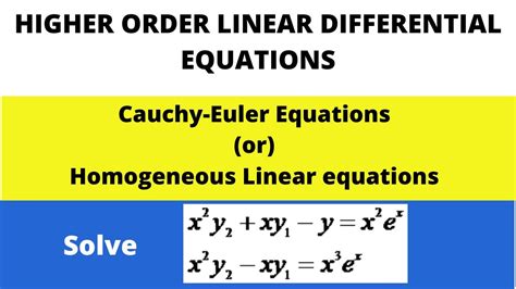 cauchy euler problem solution by method of variation of parameters