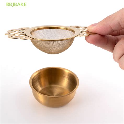 [fsba] Double Layer Fine Mesh Tea Strainer Stainless Steel Filter Sieve
