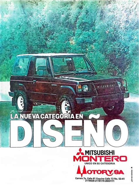 El Mitsubishi Montero Llegó A Colombia Hace Más De 40 Años Imponiendo