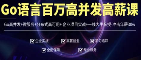 马哥 高端go语言百万并发高薪班编程猴社区