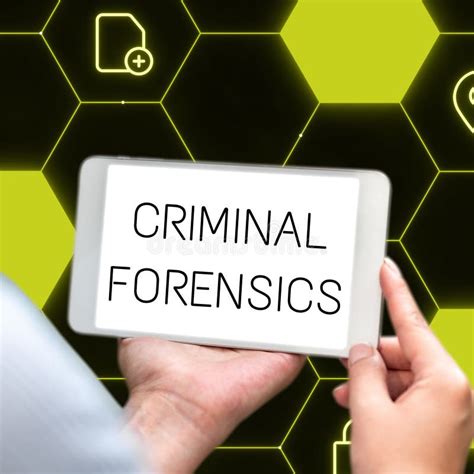 Writing Displaying Text Criminal Forensics Business Concept Federal